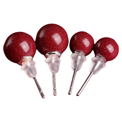 朱砂s925银耳钉|超6000次加购