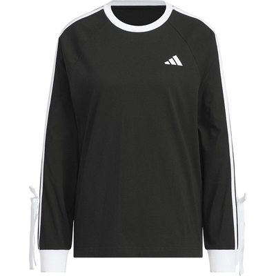 Adidas/阿迪达斯正品2025秋季款女士运动圆领长袖上衣KG3858