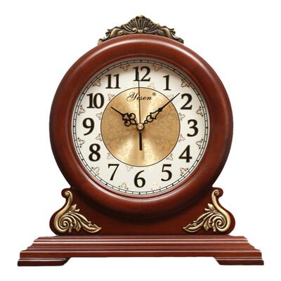 艺森创意实木美式复古丽声座钟
