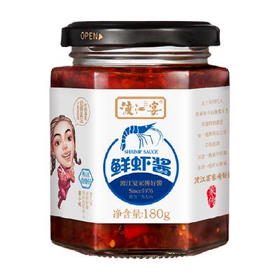 渡江宴中辣鲜虾酱下饭神器