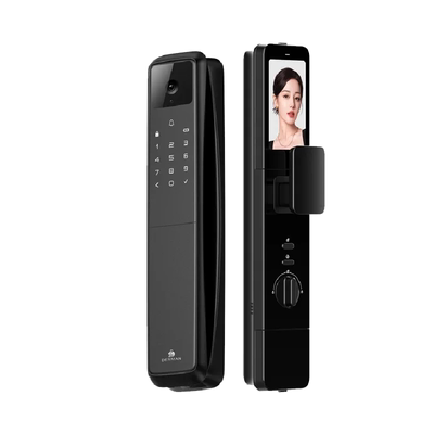 【重磅新品】德施曼智能门锁人脸识别猫眼大屏锁Q50FVMax（下摄）