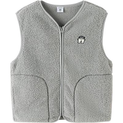 巴拉巴拉马甲男童女童加绒保暖萌