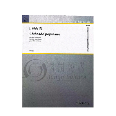 路易斯大众小夜曲长笛和钢琴