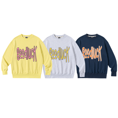 2022春款新年好运卫衣发泡印花