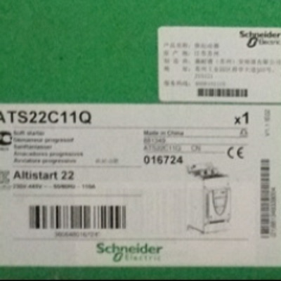 议价施耐德软启动ATS22C17Q 90KW 三相230-440V 控制电源220V