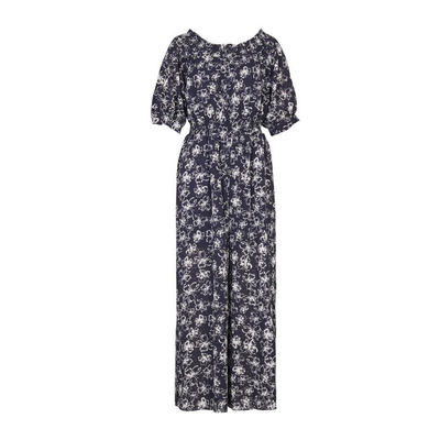 婉甸2025夏季新品黑白蝴蝶花连身裤1242J01RS2