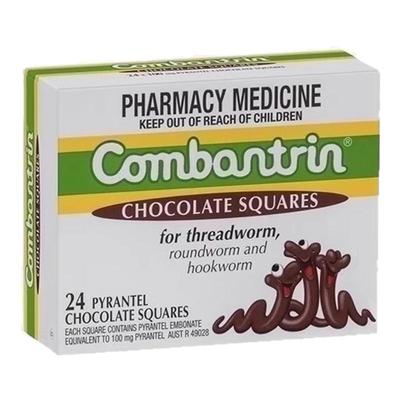 新西兰HC药房澳洲Combantrin打虫巧克力24块儿童成人驱虫巧克力药