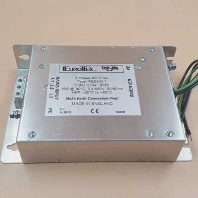 EUROTEK RASMI 三相 RFI 过滤器 FE5403.7