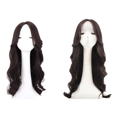 封边蕾丝递针时尚长卷发全真发