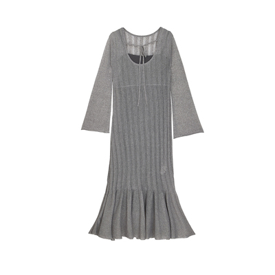 AMERI罗纹针织连衣裙