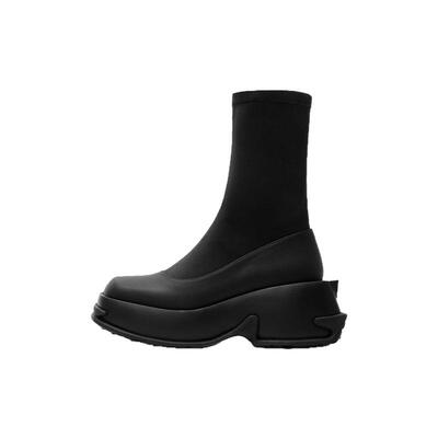 DAPHNELAB方糖低跟袜靴