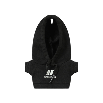 labubu17cm搪胶娃衣布布连帽卫衣