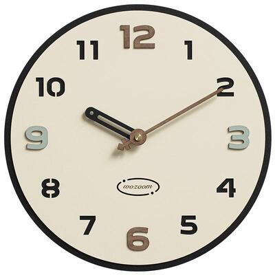 2024新款奶油风艺术大气挂钟