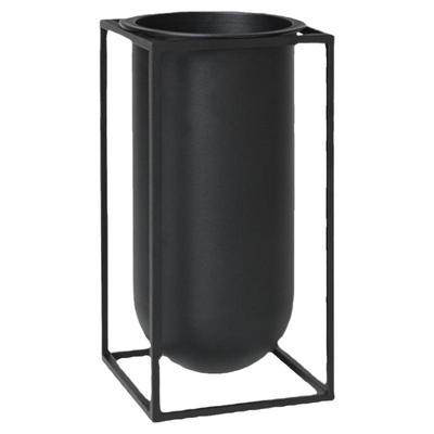 丹麦bylassen花卉金属花瓶花盆