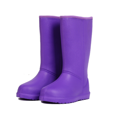 冬季加绒保暖棉雨鞋泡沫高筒胶鞋