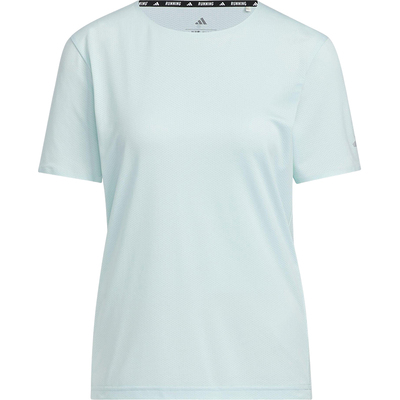Adidas/阿迪达斯正品2025夏季款女士针织透气运动跑步短袖KH3760