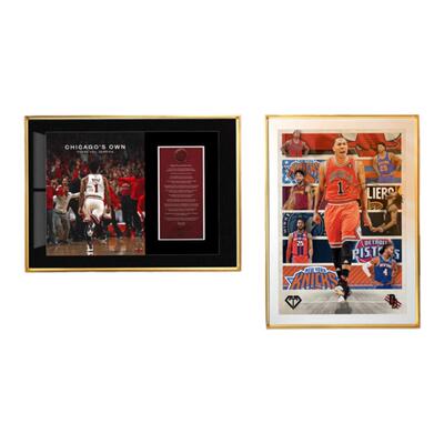 Derrick Rose德里克罗斯风城玫瑰公牛队NBA装饰画