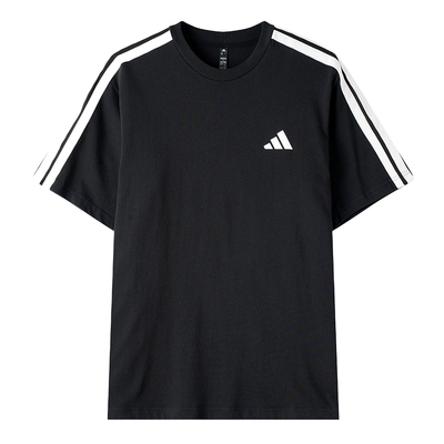 Adidas阿迪达斯短袖男2026夏季新款运动服宽松透气圆领T恤KR2490