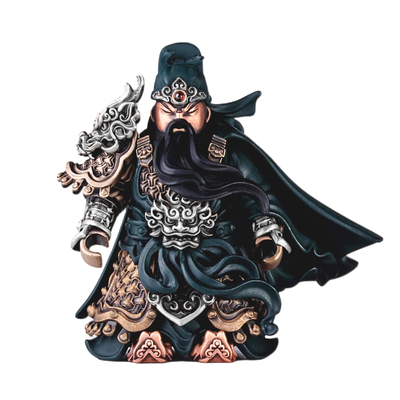 关羽摆件丨琢匠大玩家桌面磁吸手办金属人仔解压三国人物手把件