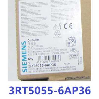 议价西门子接触器3RT5055-6AP36 3RT50556AP36 AC DC 220-240V 现