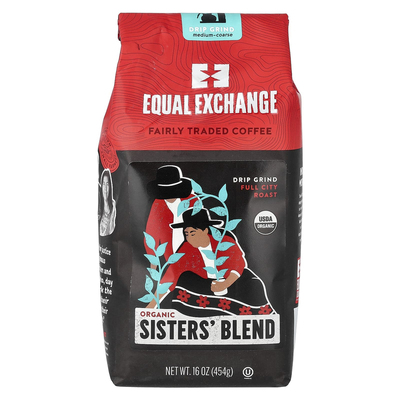 公平交易,Organic Coffee, Colombian, Ground, Full City Roast,