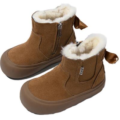 Ariaca/艾芮苏冬加绒雪地靴棉鞋