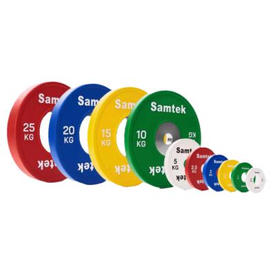 Samtek 橡胶片 力量举 举重 健身房用 深蹲卧推硬拉杠铃片