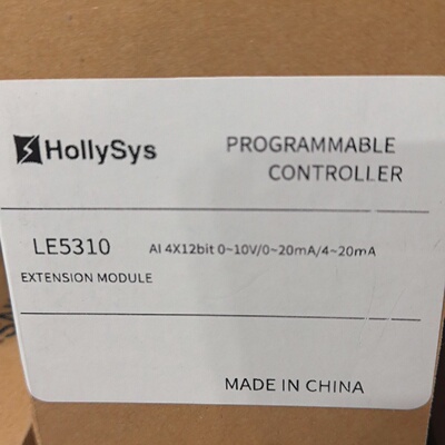 询价下单和利时LE5310 PLC模块，全新原装正品。4通道模拟量输
