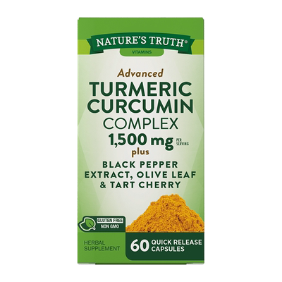 美国自然之珍 turmeric姜黄素黑胡椒复合胶囊 姜黄粉解酒