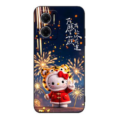 luckrider适用于红米note11e高颜值手机壳redminote11e超萌卡通hongmi保护硅胶套22041219c网红新款hmnoteIIe