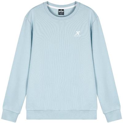 百搭特步简约运动卫衣男装