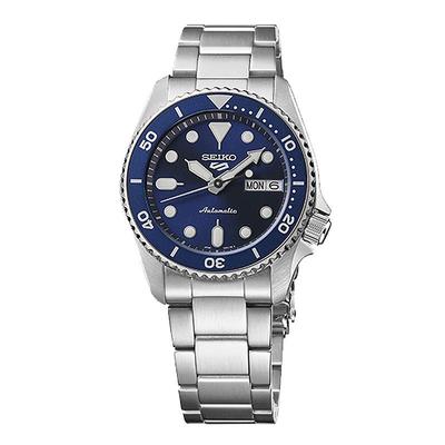 【自营】SEIKO精工手表男女款5号时尚复古风运动机械腕表SRPL77K1