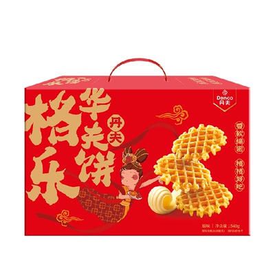 丹夫华夫饼格乐原味松软Q弹心