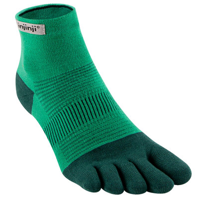 injinji五指袜中筒薄款专业跑步袜coolmax运动防水泡速干