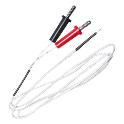 万用表K型热电偶线温度测试探头点式表笔插口原UTT02表笔通用插口