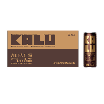 画木兰咖啡杏仁露240ml*10瓶/提 无礼袋承德特产年节送礼