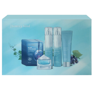 花肌粹葡萄籽系列水润嫩肤五件套