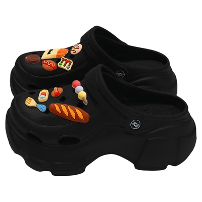 足弓支撑洞洞鞋女款2026新厚底