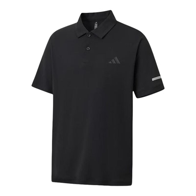 Adidas/阿迪达斯正品新款男黑色时尚简约短袖Polo衫KX2745