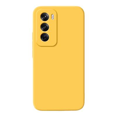 适用oppoReno12手机壳Reno12Pro新款oppo5G硅胶Rone保护套PJV110全包防摔PJW男女opp0pp0pporeno125G系列黄色