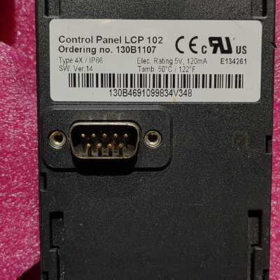 溢价-丹佛斯变频器LCP102 面板130B1107产品