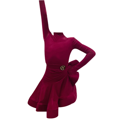 皇朝拉丁表演服连体衣半身裙