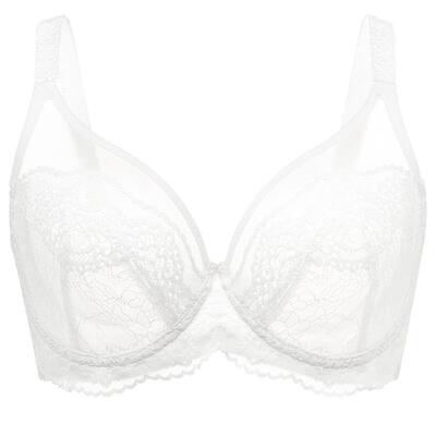 上托胸罩仿刺绣性感蕾丝文胸