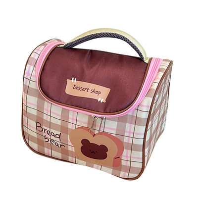 保温饭盒手提袋上班族小学生早餐带饭的便当袋子加厚铝箔饭包餐包