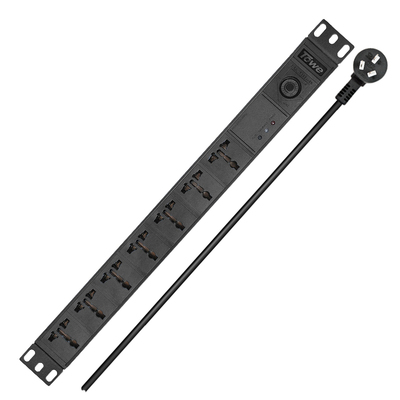 towe同为8位万用孔横装pdu机柜