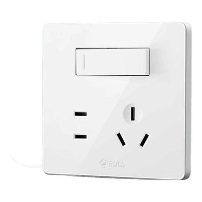 【公牛正品】一开五孔双控开关