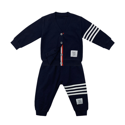 tb风洋气百搭衣服春秋款男童套装