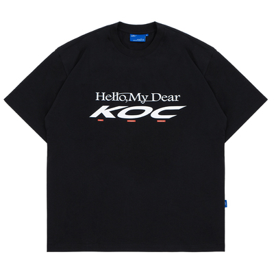 opfor 2023ss纯棉反讽标语字母短袖slogan tee印花宽松小领口短T