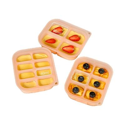 haakaa辅食盒硅胶定量分格