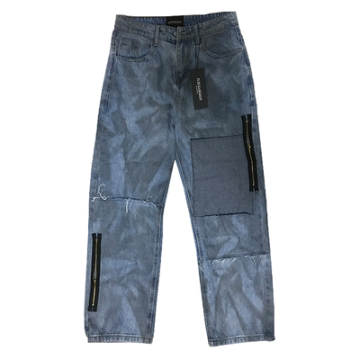 FLEEBASEMENT宽松直筒牛仔裤